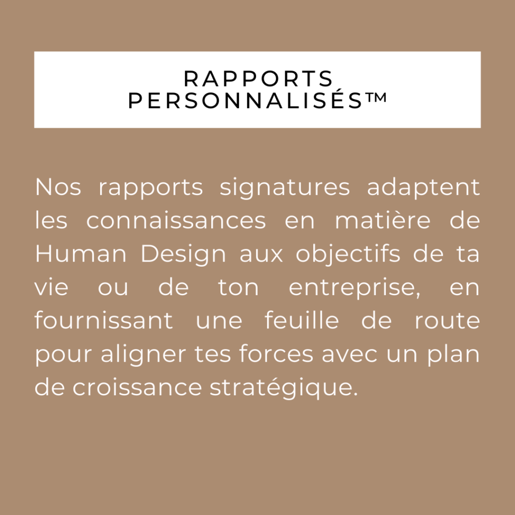 MON HUMAN DESIGN · Design Humain Appliqué™️